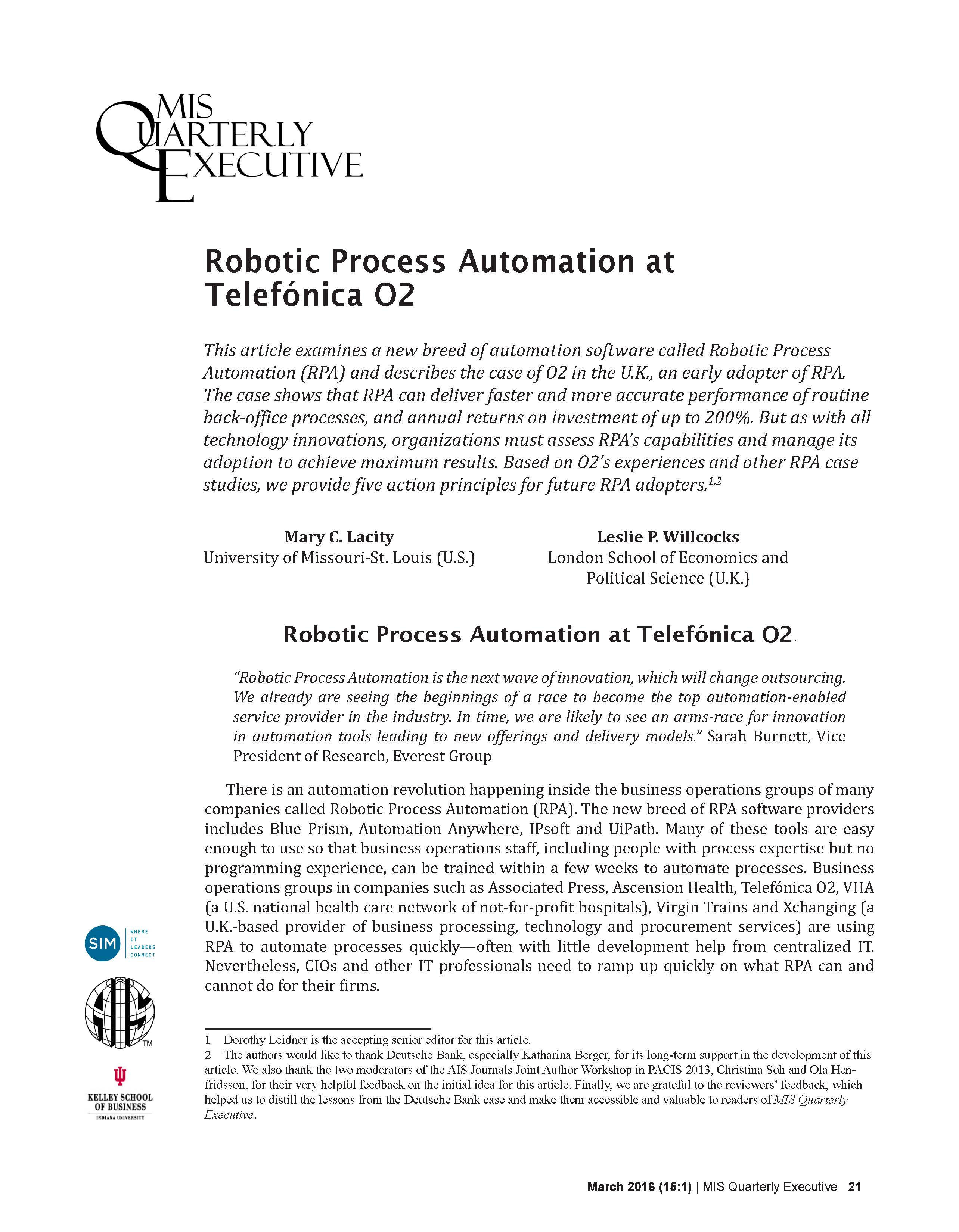 Robotic and Cognitive Automation - Downloads